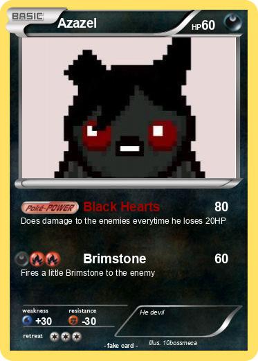 Pokémon Azazel 38 38 - Black Hearts - Mi carta pokémon