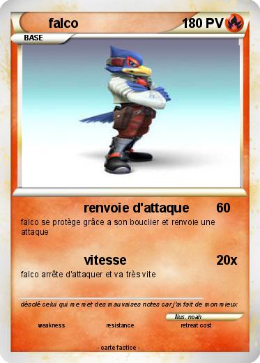 Pokémon falco 152 152 - renvoie d'attaque - Ma carte Pokémon