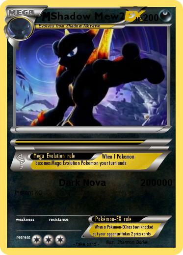 Pokémon Shadow Mew2 3 3 - Dark Nova 200000 - My Pokemon Card