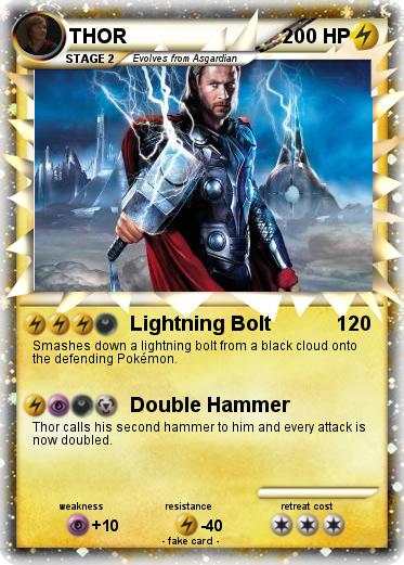 Pokémon THOR 900 900 - Lightning Bolt - My Pokemon Card