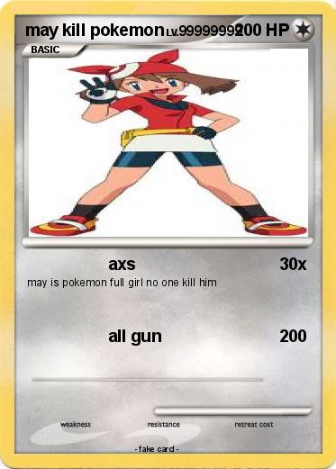 Pokémon may kill pokemon - axs - My Pokemon Card