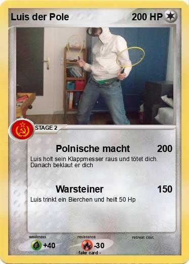 Pokémon Luis der Pole 1 1 - Polnische macht - My Pokemon Card