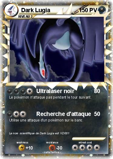 Pokémon Dark Lugia 310 310 - Ultralaser noir - Ma carte Pokémon