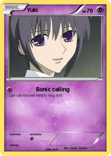 Pokémon Yuki 103 103 - Sonic calling - My Pokemon Card