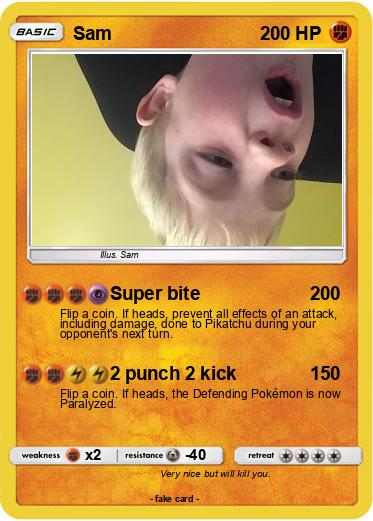 Pokémon Sam 1824 1824 - Super bite - My Pokemon Card