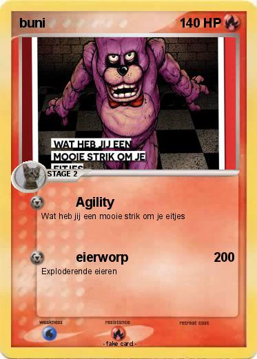Pokémon buni 2 2 - Agility - My Pokemon Card