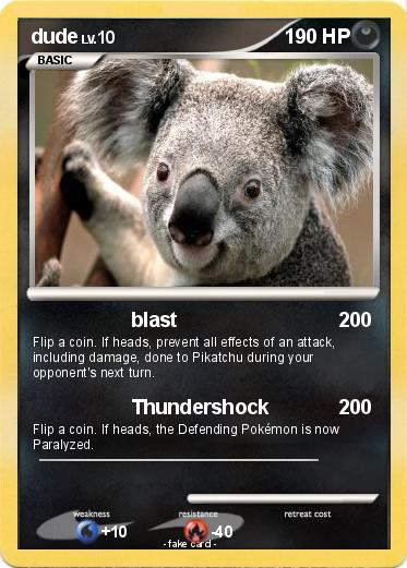 Pokémon dude 123 123 - blast - My Pokemon Card
