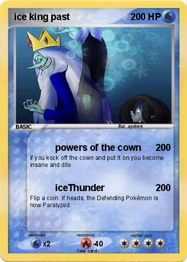 Pokémon ice king past - powers of the cown - My Pokemon Card