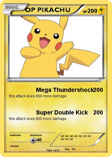 Pokémon OP PIKACHU 17 17 - Mega Thundershock - My Pokemon Card