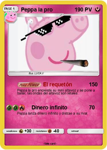 Pokémon Peppa la pro - El requetón - Mi carta pokémon