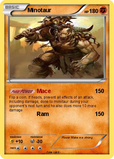 Pokémon Minotaur 100 100 - Mace - My Pokemon Card