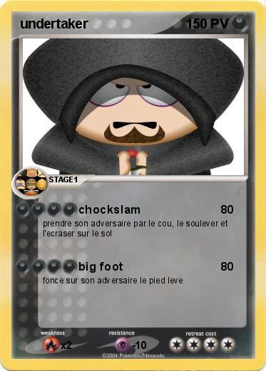 Pokémon undertaker 385 385 - chockslam - Ma carte Pokémon