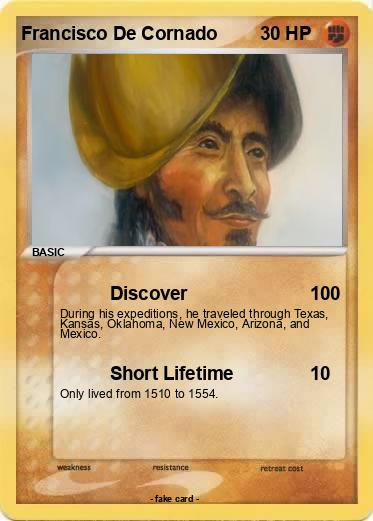 Pokémon Francisco De Cornado - Discover - My Pokemon Card