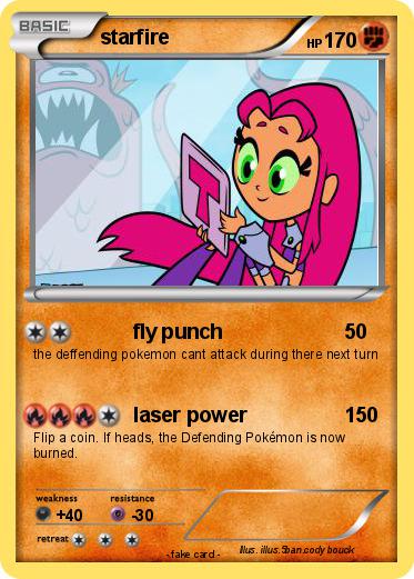 Pokémon starfire 112 112 - fly punch - My Pokemon Card