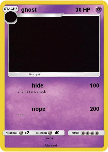 Pokémon ghost 3256 3256 - hide - My Pokemon Card