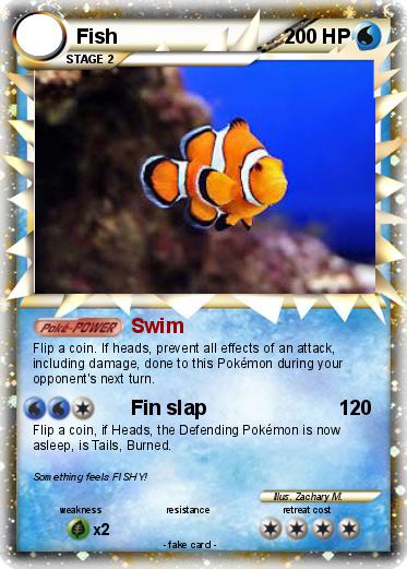 Pokémon Fish 391 391 - Swim - My Pokemon Card