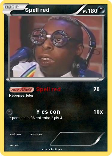 Pokémon Spell red - Spell red - Ma carte Pokémon