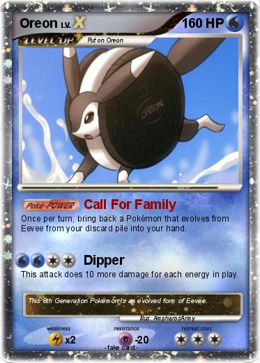 Pokémon Oreon 11 11 - Call For Family - My Pokemon Card