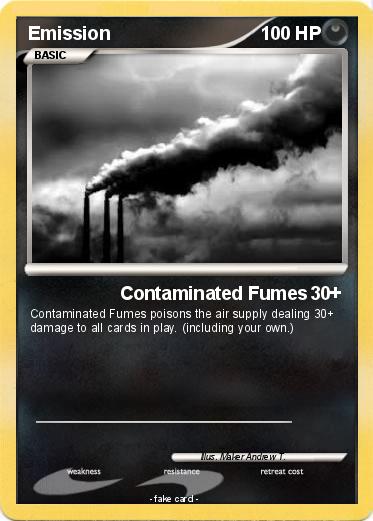 Pokémon Emission - Contaminated Fumes - My Pokemon Card