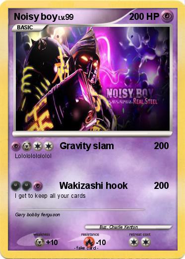 Pokémon Noisy boy 61 61 - Gravity slam - My Pokemon Card