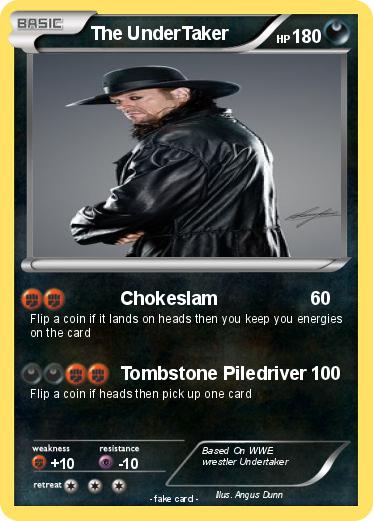Pokémon The UnderTaker 198 198 - Chokeslam - My Pokemon Card