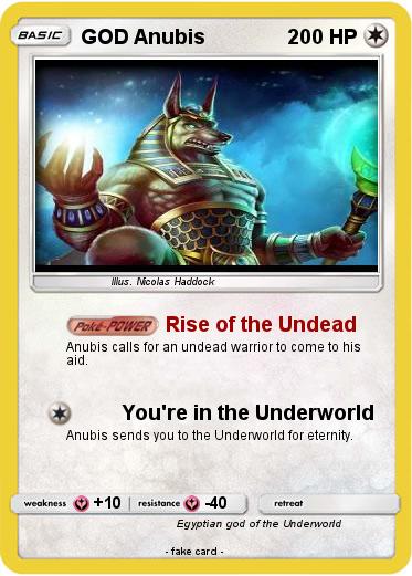 Pokémon GOD Anubis - Rise of the Undead - My Pokemon Card