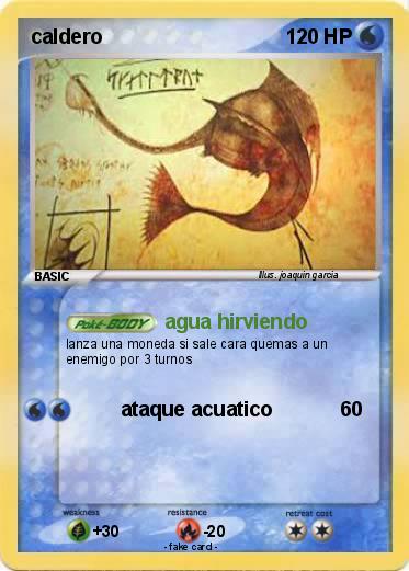 Pokémon caldero - agua hirviendo - My Pokemon Card