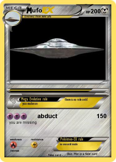 Pokémon ufo 119 119 - abduct - My Pokemon Card