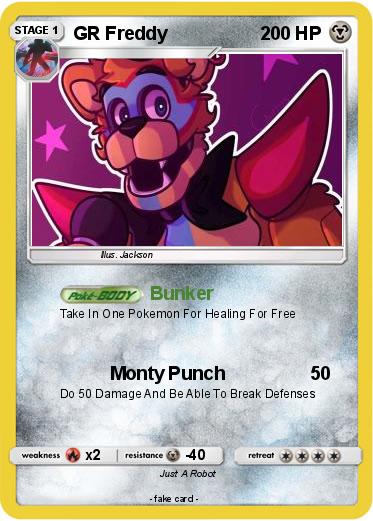 Pokémon GR Freddy - Bunker - My Pokemon Card