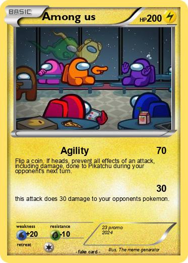 Pokémon among us 551 551 - Agility - My Pokemon Card