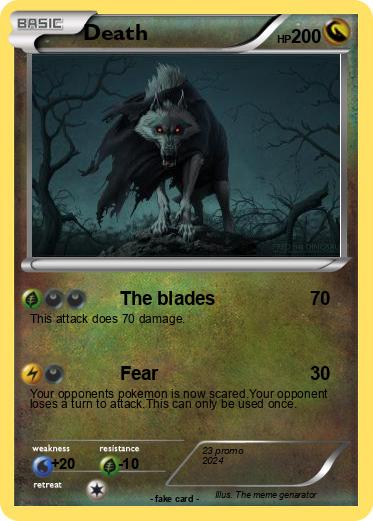 Pokémon Death 5840 5840 - The blades - My Pokemon Card