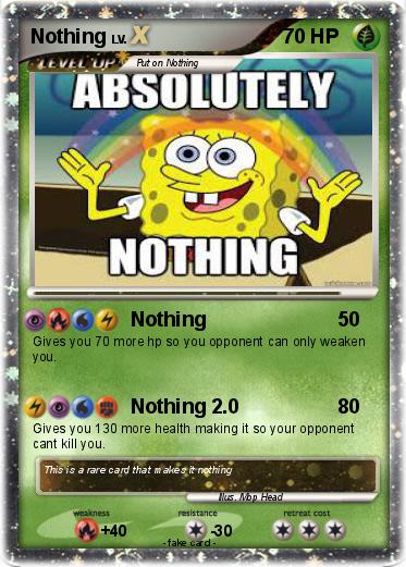 Pokémon Nothing 476 476 - Nothing - My Pokemon Card
