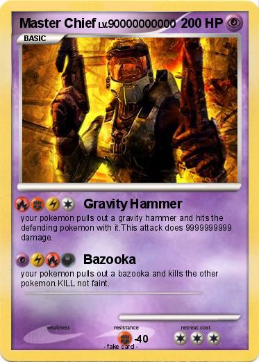 Pokémon Master Chief 331 331 - Gravity Hammer - My Pokemon Card