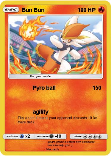 Pokémon Bun Bun 45 45 - Pyro ball - My Pokemon Card