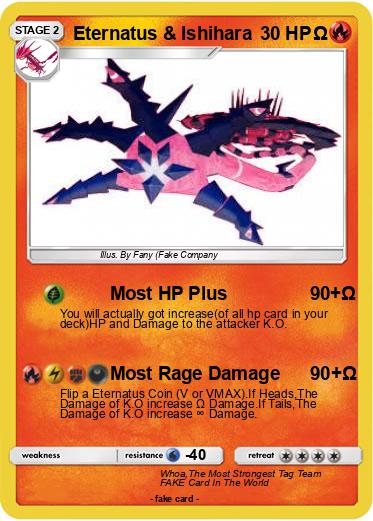Pokémon Eternatus Ishihara - Most HP Plus +Ω - My Pokemon Card