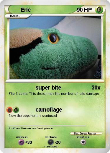 Pokémon Eric 745 745 - super bite - My Pokemon Card