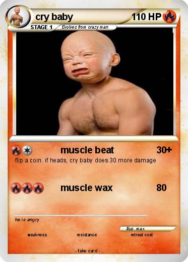 Pokémon cry baby 51 51 - muscle beat - My Pokemon Card
