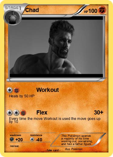 Pokémon Chad 236 236 - Workout - My Pokemon Card