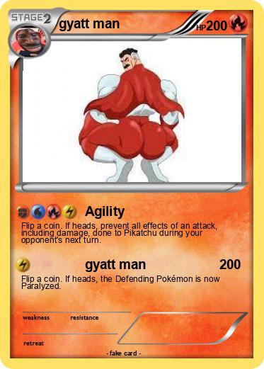 Pokémon gyatt man - Agility - My Pokemon Card