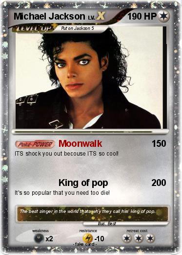 Pokémon Michael Jackson 1489 1489 - Moonwalk - My Pokemon Card