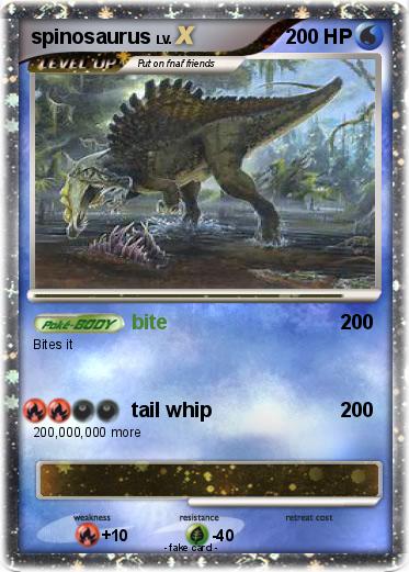 Pokémon spinosaurus 227 227 - bite - My Pokemon Card