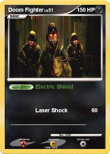 Pokémon Doom Fighter - Electric Shield - My Pokemon Card