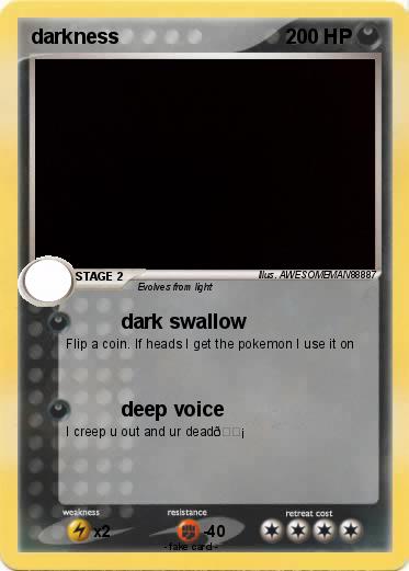 Pokémon darkness 933 933 - dark swallow - My Pokemon Card