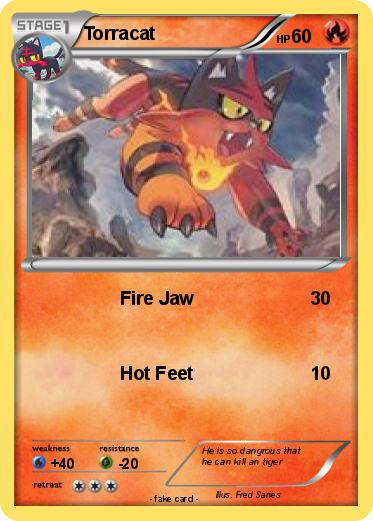Pokémon Torracat 66 66 - Fire Jaw - My Pokemon Card