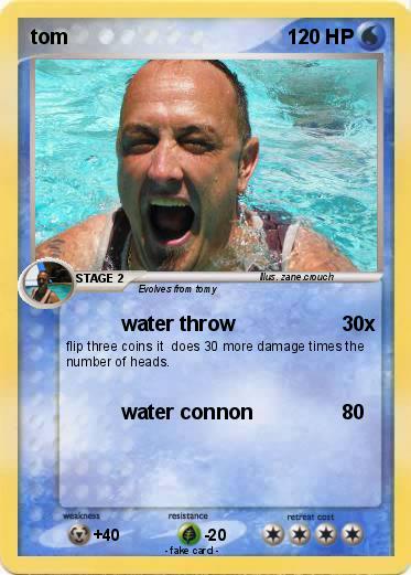 Pokémon tom 1209 1209 - water throw - My Pokemon Card