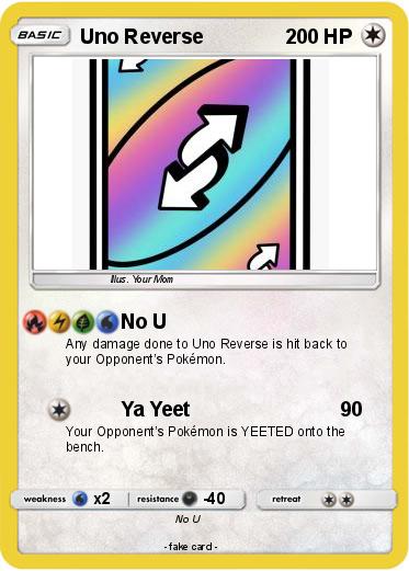 Pokémon Uno Reverse 70 70 - No U - My Pokemon Card