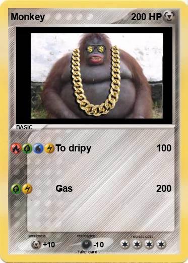 Pokémon Monkey 2132 2132 - To dripy - My Pokemon Card