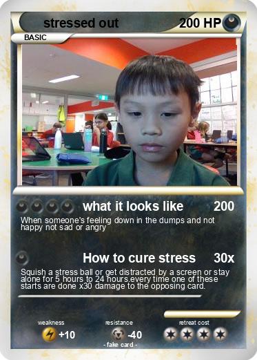 Pokémon stressed out - what it looks like - My Pokemon Card