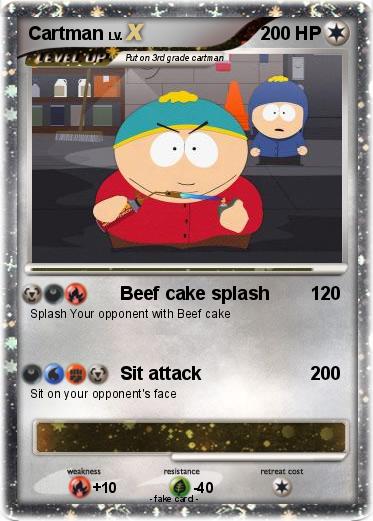 Pokémon Cartman 246 246 - Beef cake splash - My Pokemon Card