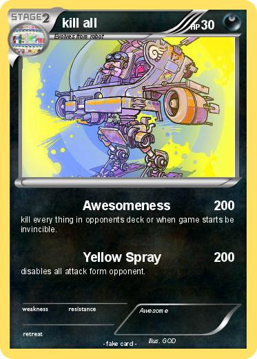 Pokémon kill all 7 7 - Awesomeness - My Pokemon Card